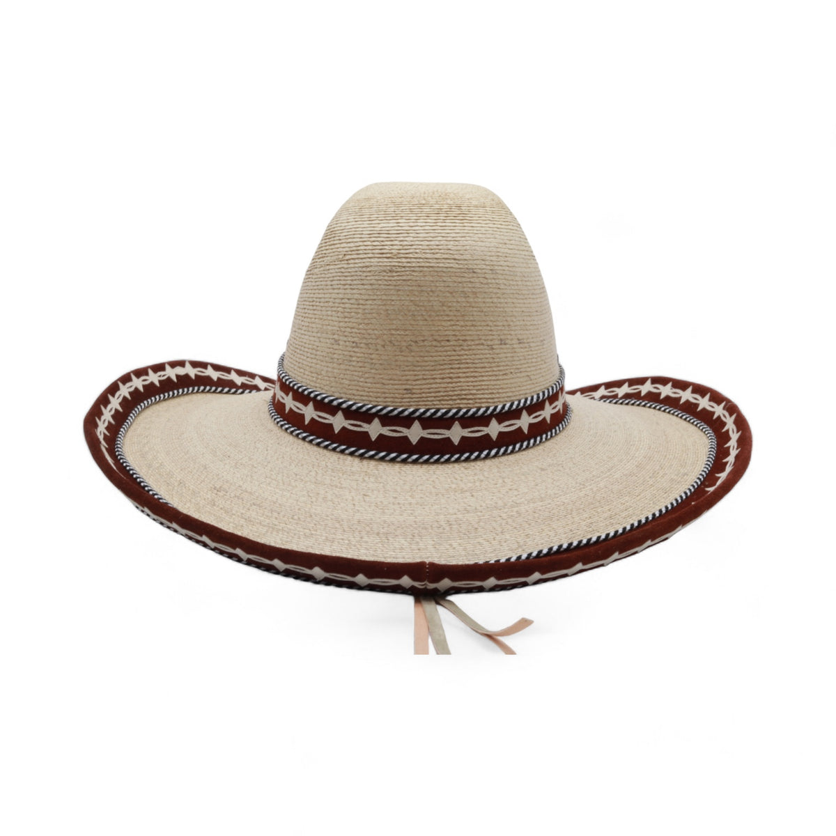 Navajeado Palm Leaf Cowboy Hat | DeCuero